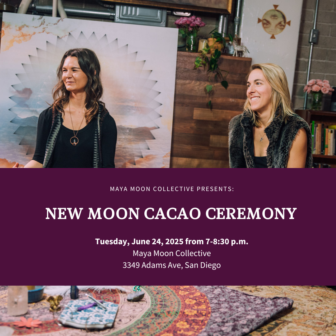 New Moon Cacao Ceremony at Maya Moon – Maya Moon Co